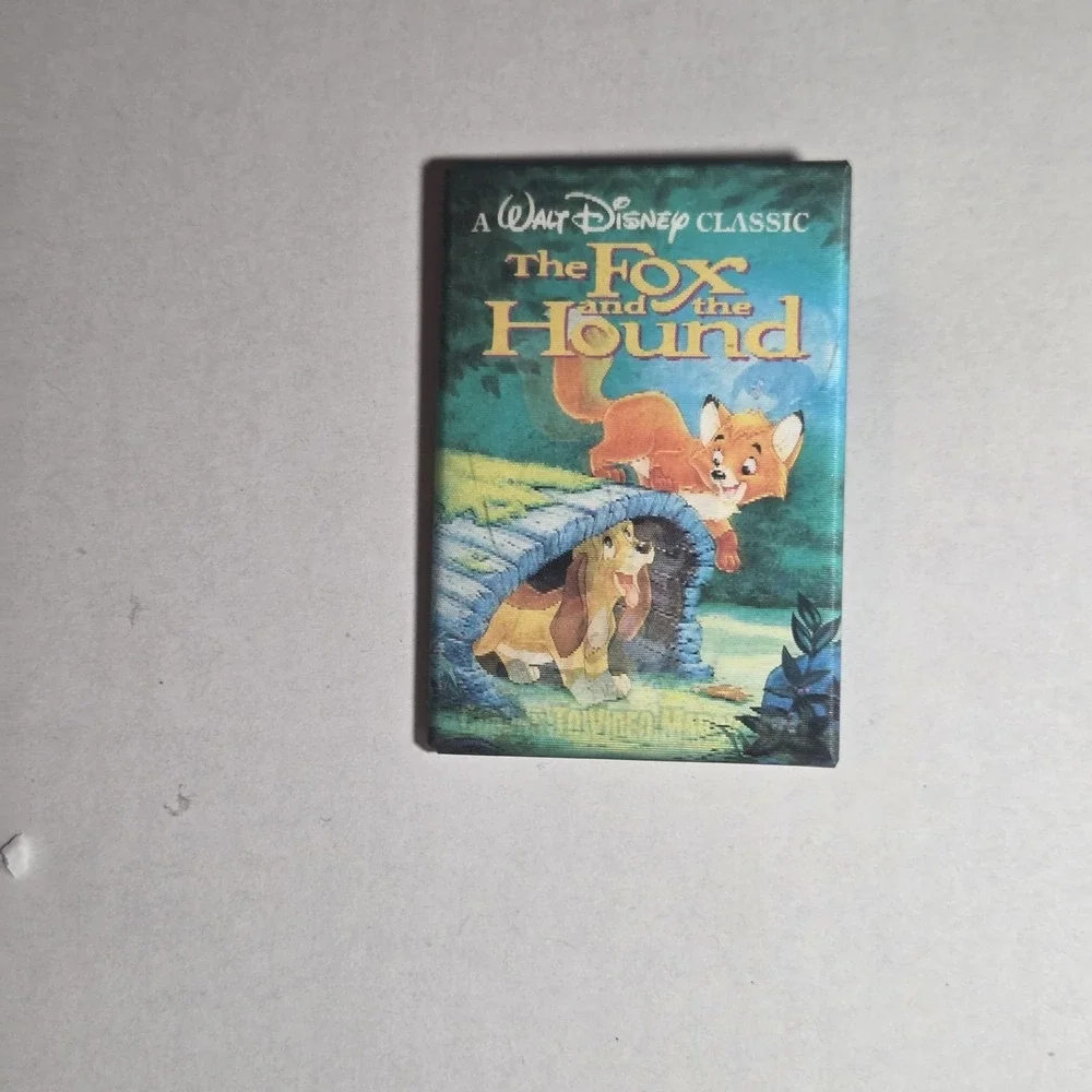 Disney | Dog | Vintage Disney Fox And The Hound Movie Promo Button Pin ...